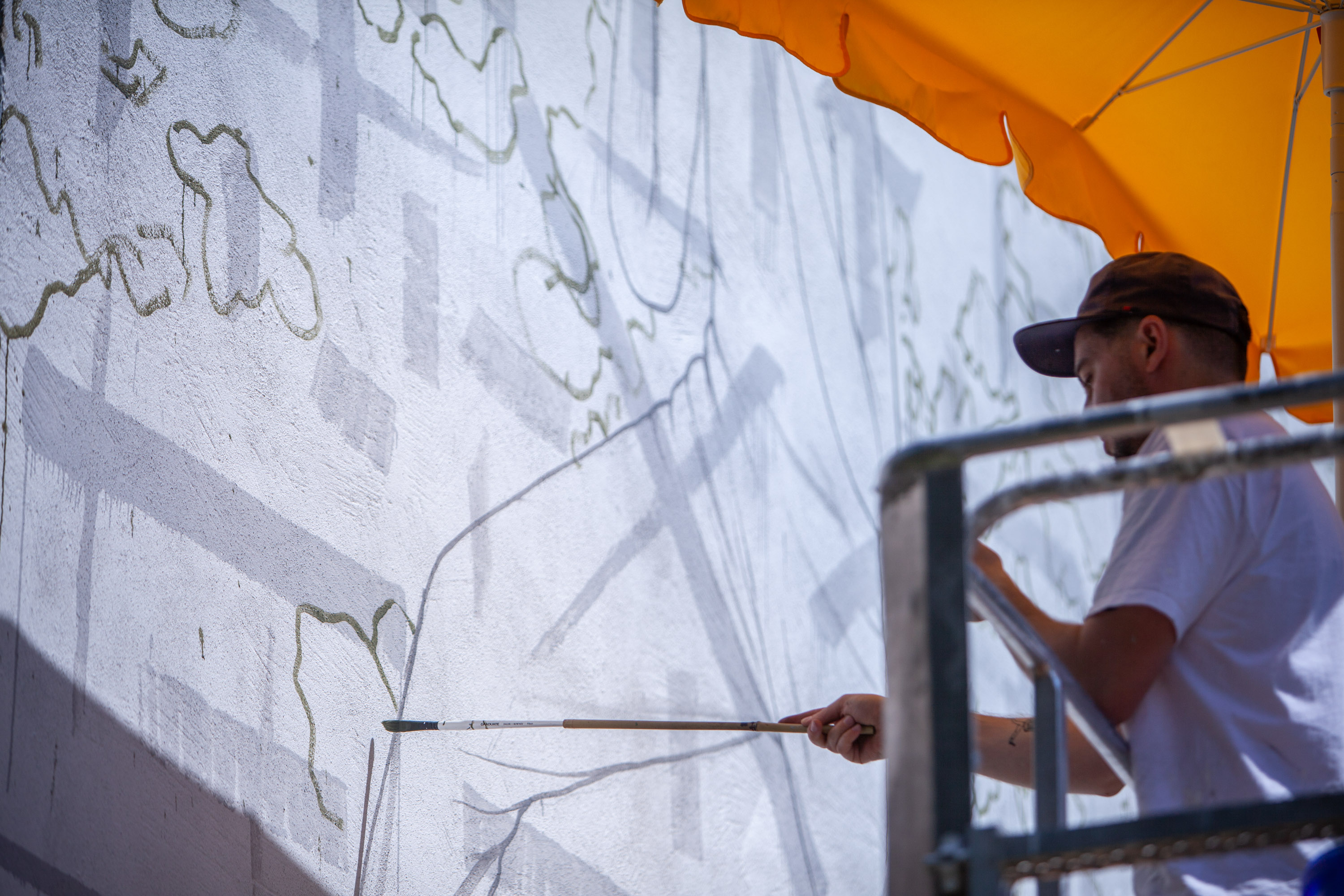 Mural WAONE INTERESNI KASKI Mannheim für Stadt.Wand.Kunst STADT WAND KUNST